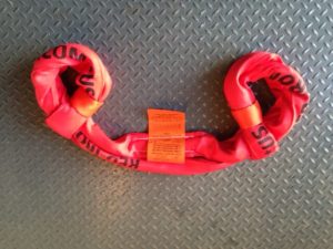 Red Iron Sling – Secure Hose Restraint for Safety